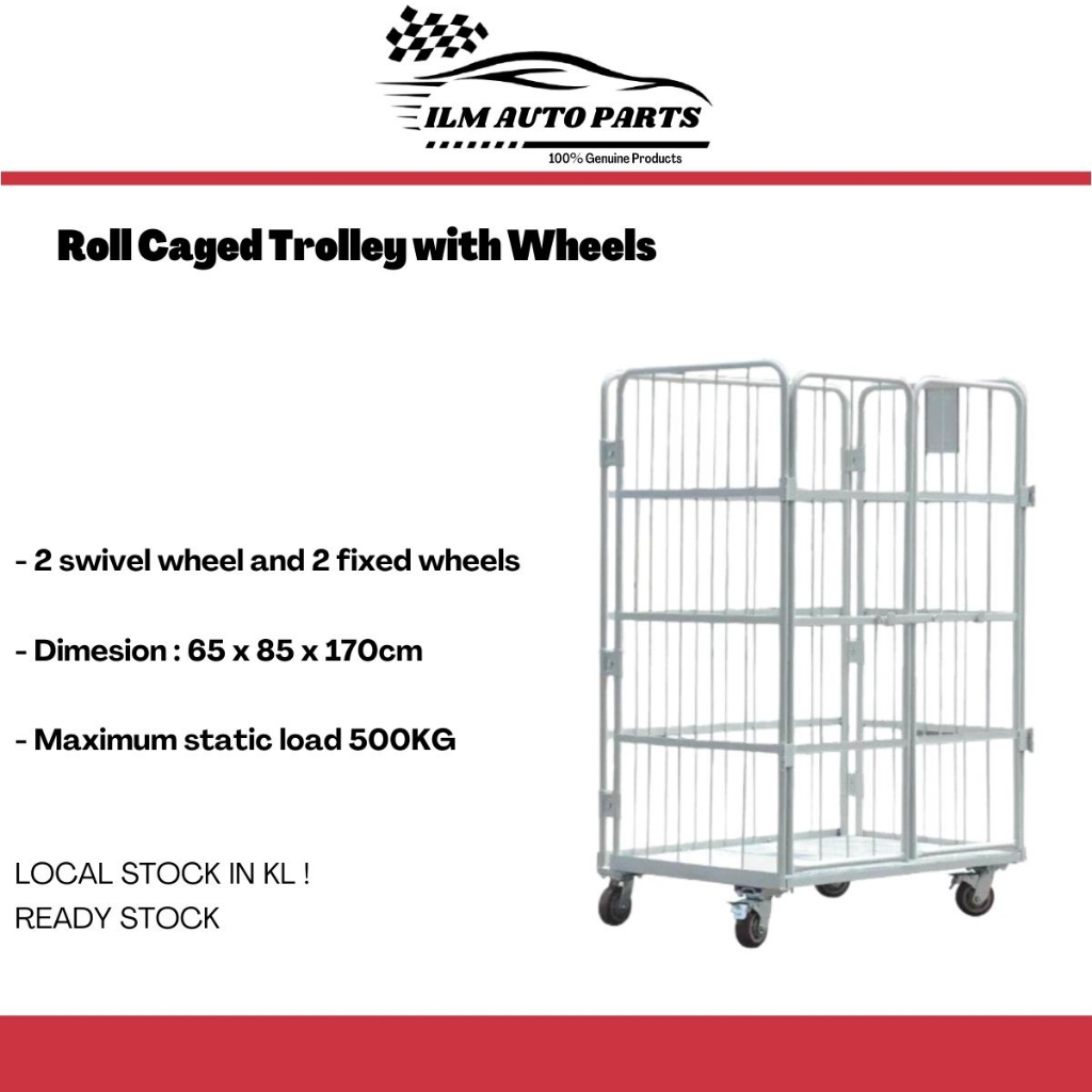 [ILM] Work Tainer 2 DOORS Trolley Logistic Warehouse Picking Portable ...