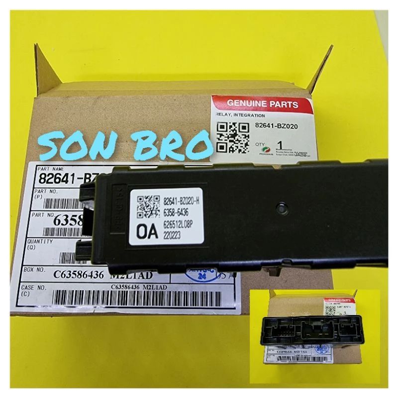 PERODUA MYVI D20N AXIA BEZZA INTEGRATION RELAY /OA ECU 82641-BZ020-H ...