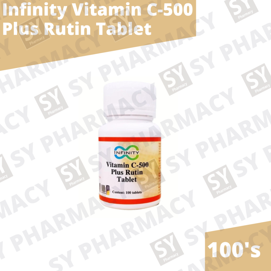Infinity Vitamin C 500 Plus Rutin 100's FOC FREE GIFT (Exp: 11/2026 ...