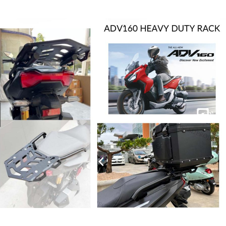 Honda ADV160 Monorack Heavy Duty TOP BOX RACK GIVI KAPPA RACK ADV 160 ...
