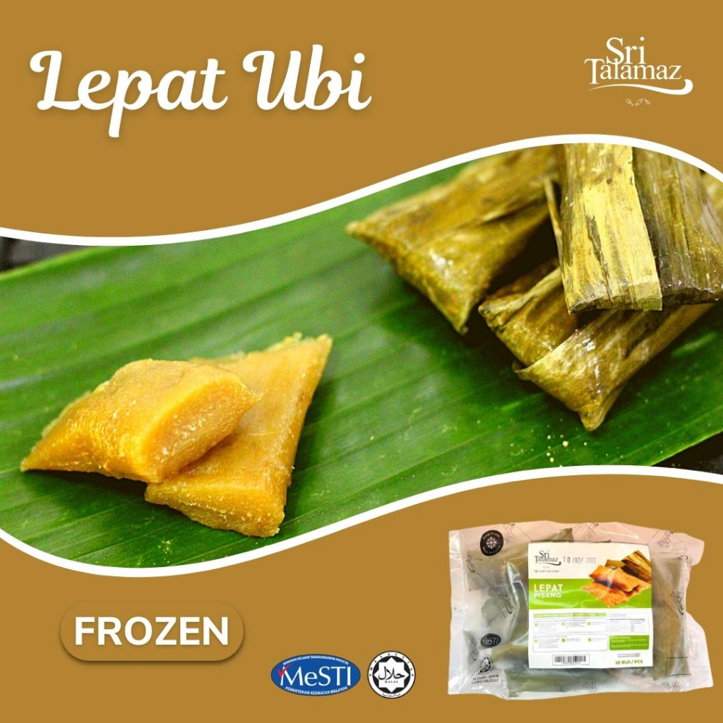 Kuih Frozen Lepat Ubi | 10pcs | Min 5 packs MIX & MATCH | Produk Muslim ...