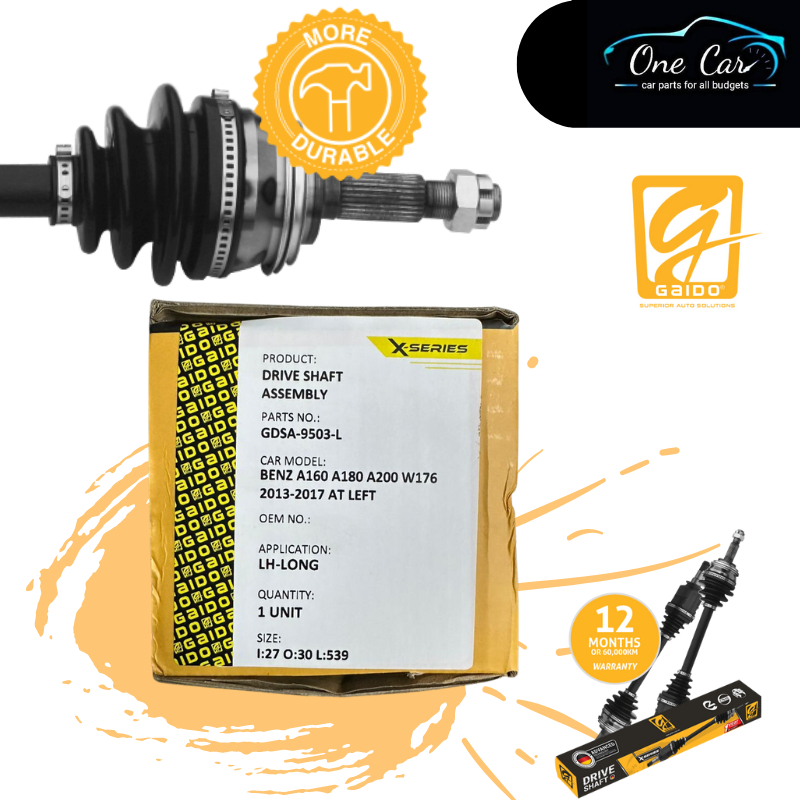 GAIDO X-Series Aci Pemacu / Drive Shaft Mercedes Benz W246 W176 W156 ...