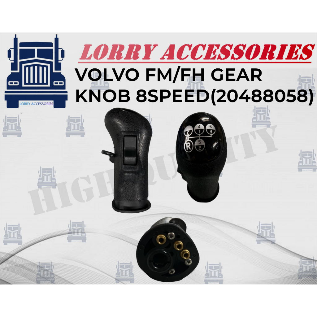VOLVO FM12 GEAR KNOB 12 SPEED ORI NO:20488052 (GEAR KNOB/CAP) | Shopee ...