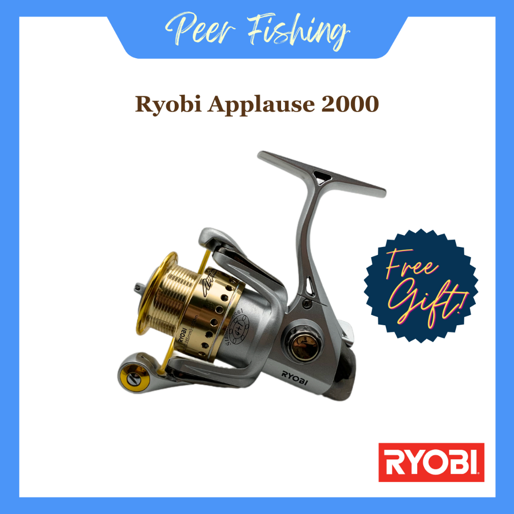Ryobi Applause 2000 Full Metal Body Spinning Fishing Reel / Ryobi Applause Kekili Pancing ...