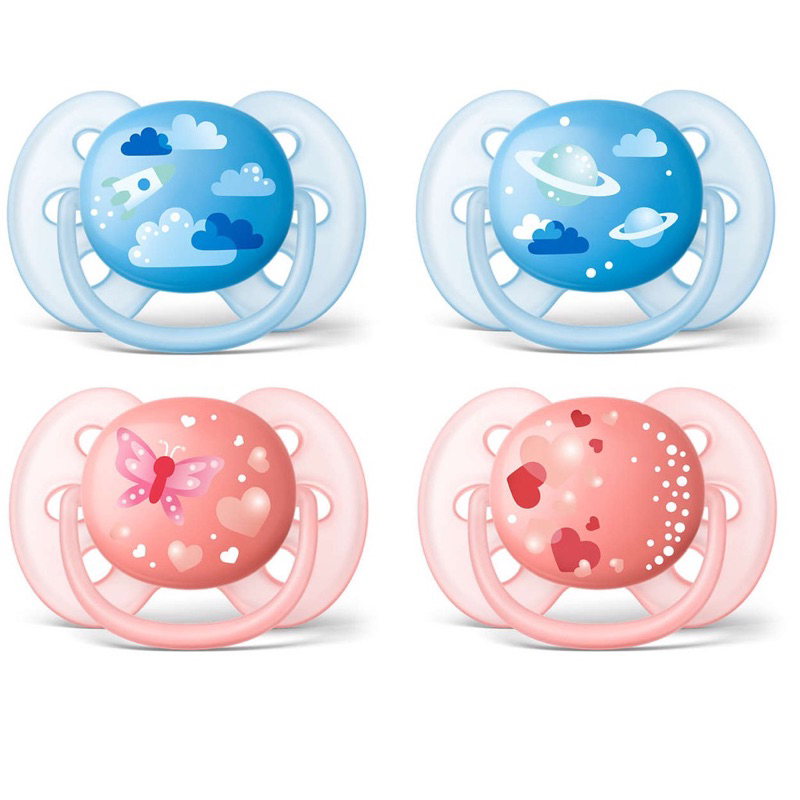 Philips Avent Pacifier Soother 0-6m Ultra Soft (Twin Pack) Unisex ...