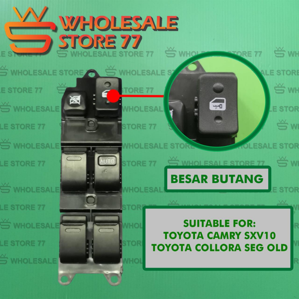 TOYOTA COLLORA SEG AE111 AE101 AE100 CAMRY SXV10 POWER WINDOW MAIN ...