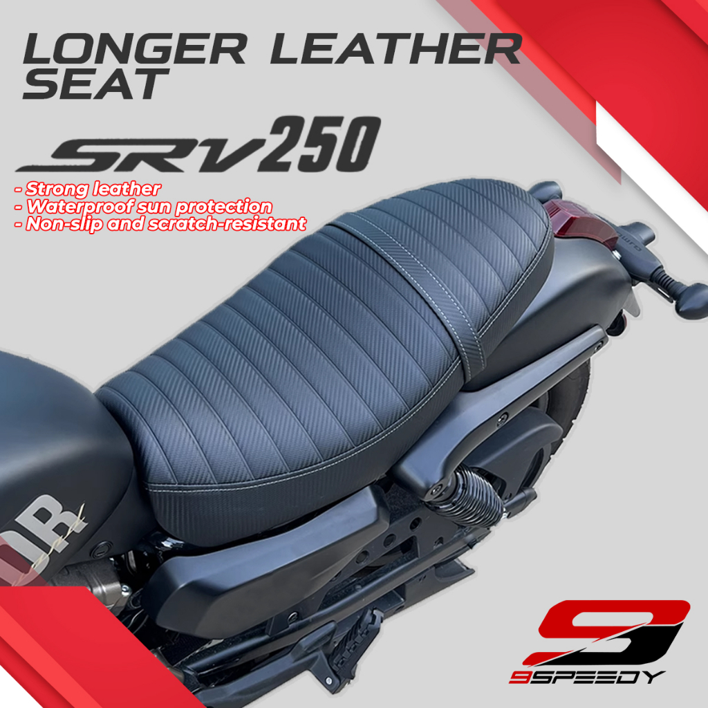 QJMOTOR SRV 250 Longer Leather Seat | Shopee Malaysia