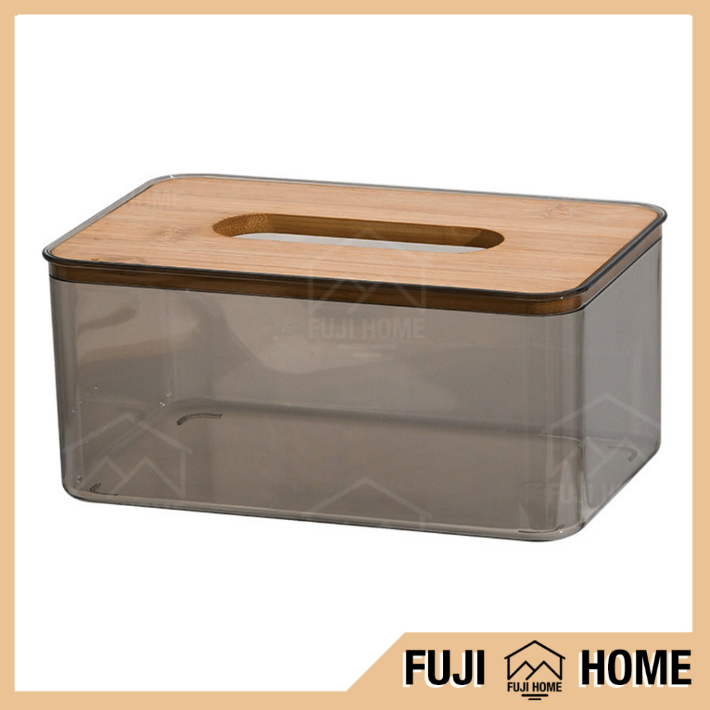 🏠READY STOCK🏠Transparent Tissue Holder Box Toilet Paper Roll Tissue Box ...