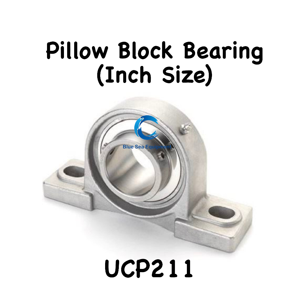 UCP211 Pillow Block Bearing Stainless Steel 304 Inch Type | Shopee Malaysia