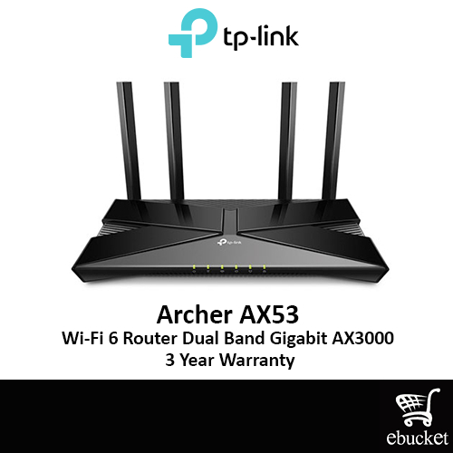 TP-Link Archer AX53 Wi-Fi 6 Router Dual Band Gigabit AX3000 High Power Wireless Router With ...