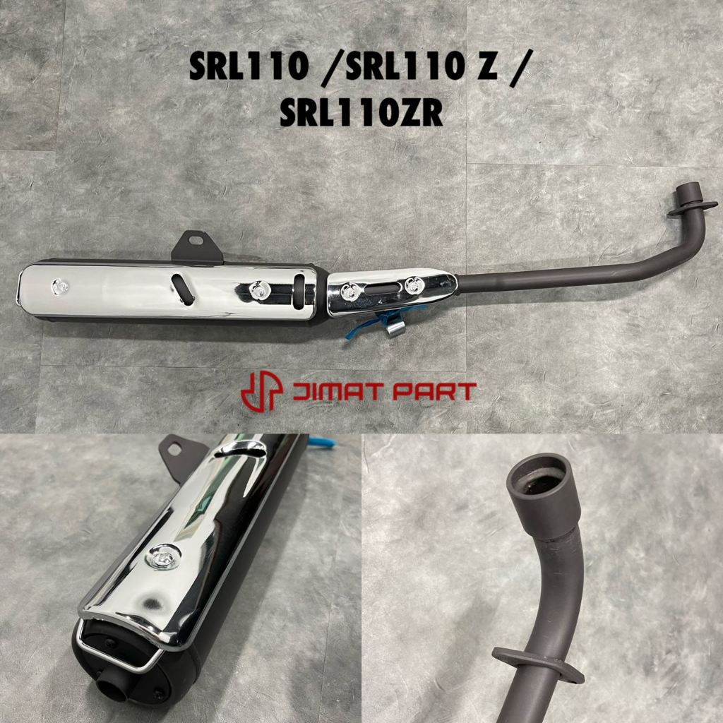 YAMAHA SRL110 SRL110Z SRL110ZR EXHAUST PIPE STANDARD MUFFLER EKZOS ...