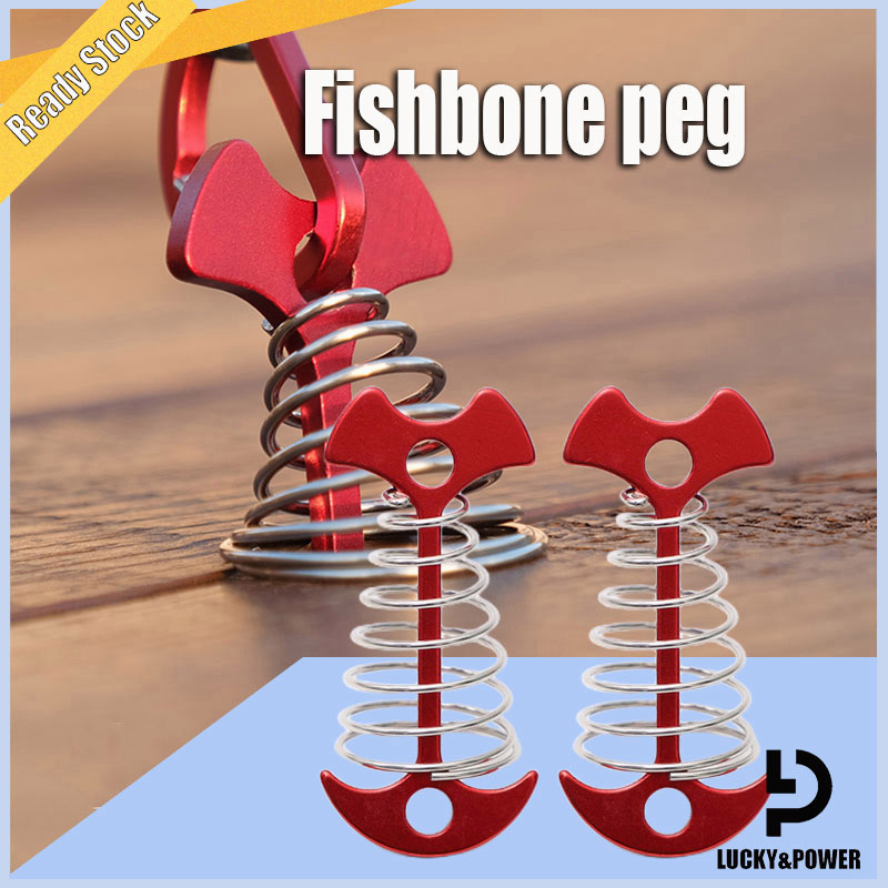 LP Fishbone peg Outdoor Awning Fixed Nails Spring Fishbone Anchor ...