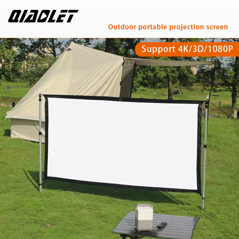 QIAOLET Projector screen projector curtain Projector cloth, light ...