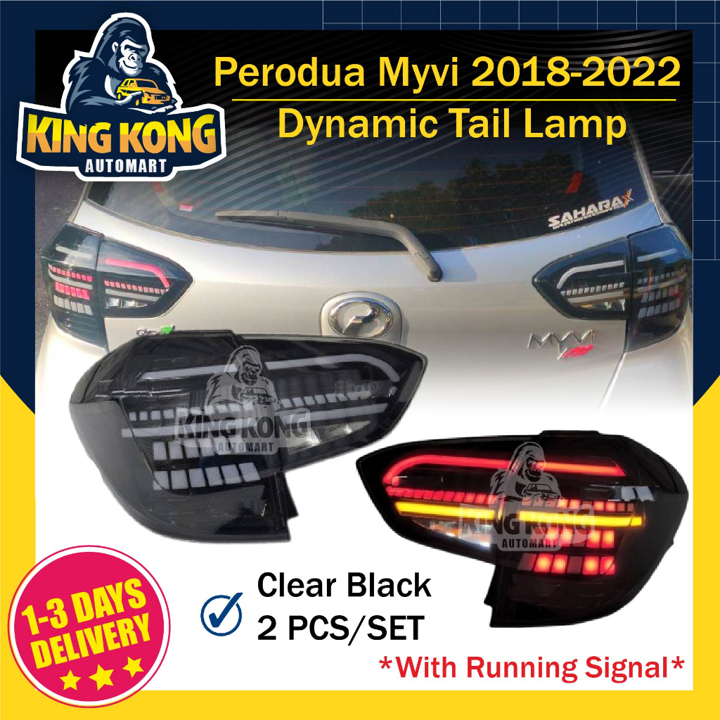 Perodua Myvi 2018 - 2022 MK7 Design Dynamic Tail Lamp With Signal ...