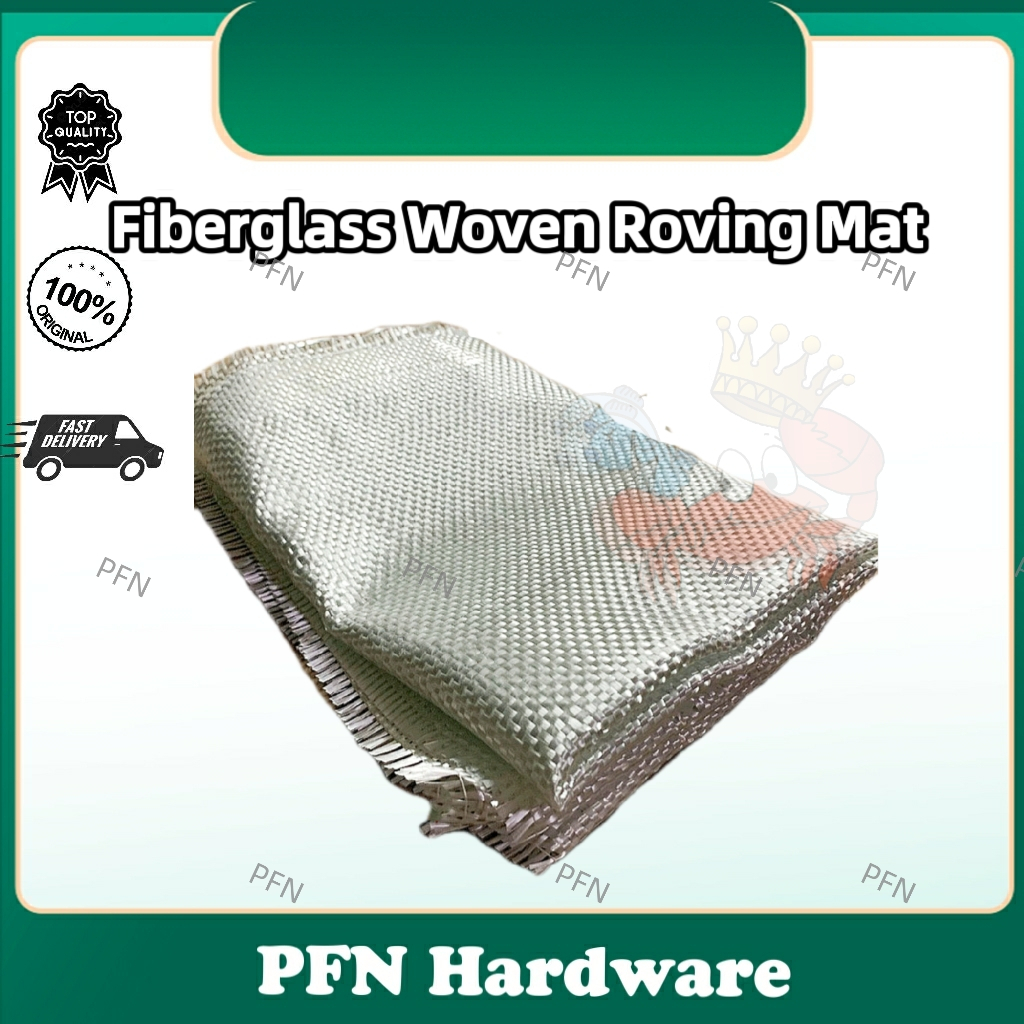 Fiberglass Woven Roving Mat EWR-600gsm (1M x 1M, 600g) Quality Fast ...