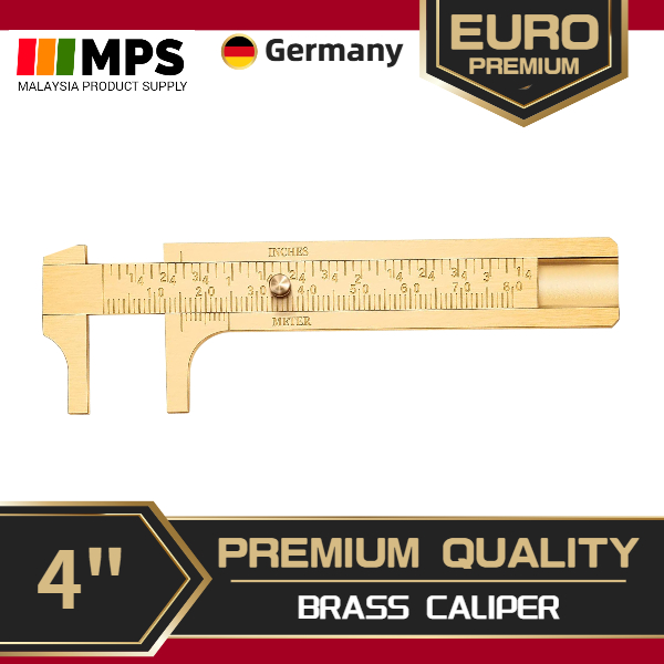 Brass Vernier Caliper 1pc Brass Sliding Gauge Vernier Caliper Ruler ...
