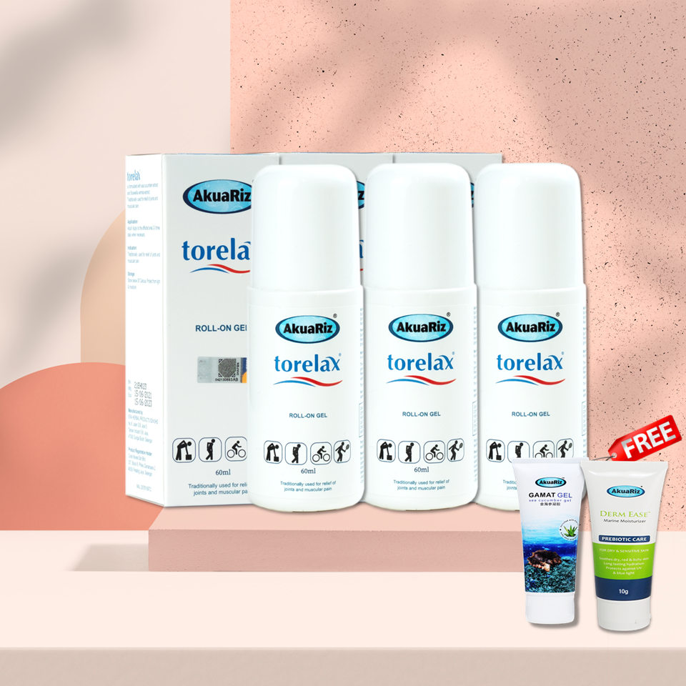 Akuariz Torelax Ortho-Relax Gama Therapy Multi Roll (60ml) | Shopee ...