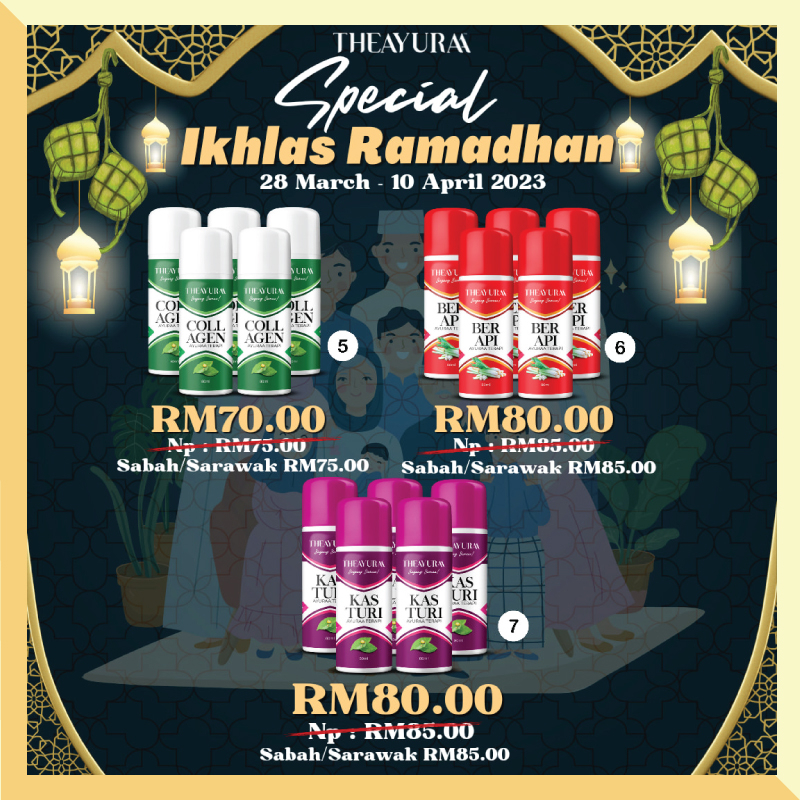 🔥 Pakej Jimat 5 Botol 🔥 Ayuraa Terapi Collagen Kasturi Berapi 80ml ...