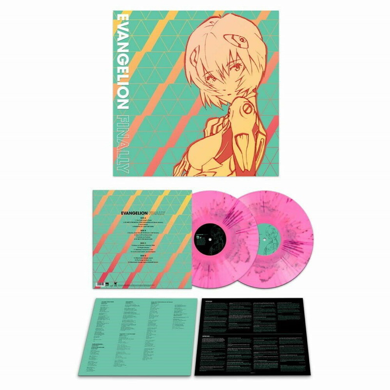 Yoko Takahashi & Megumi Hayashibara - Evangelion Finally OST (Pink and Black Splatter/2LP ...
