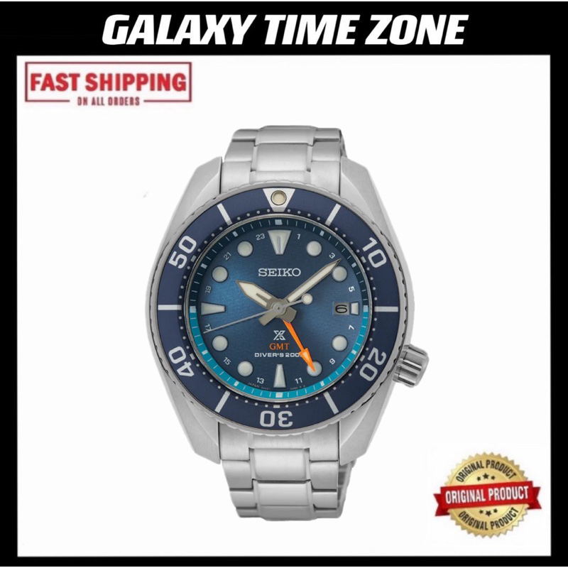 Seiko Prospex SFK001J1 Sumo GMT Solar Diver Men’s Watch | Shopee Malaysia