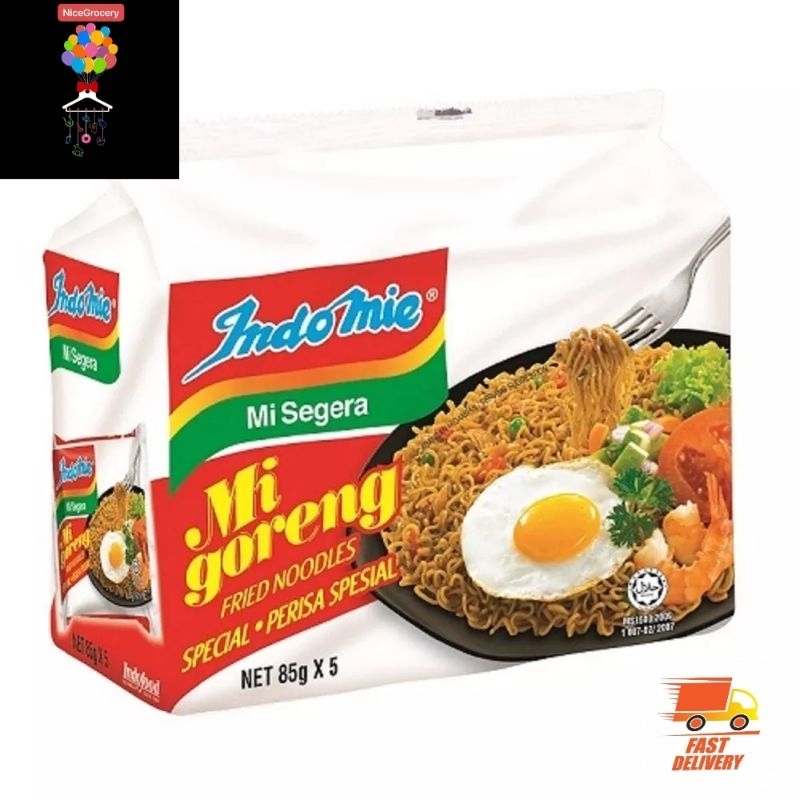 Indomie Mi Segera Mi Goreng Fried Noodles Special 85gx5 | Shopee Malaysia
