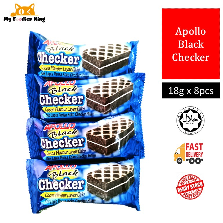🔥 Halal cake 18g x 8pcs Apollo Pandan / Layer Cake / Chocalate / Cocoa ...