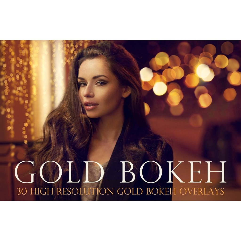 Gold Bokeh Photo Overlays | PS Overlay | Shopee Malaysia