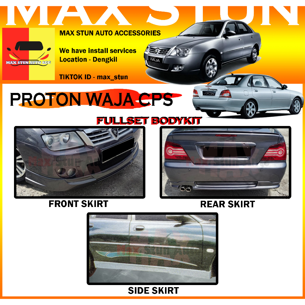 PROTON WAJA FACELIFT 2007 OE FULLSET BODYKIT OEM BUMPER SKIRT LIP WAJA ...