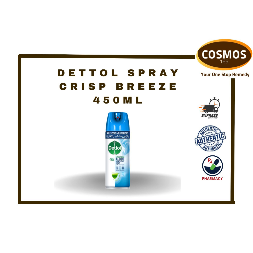 DETTOL SPRAY CRISP BREEZE 450ML | Shopee Malaysia