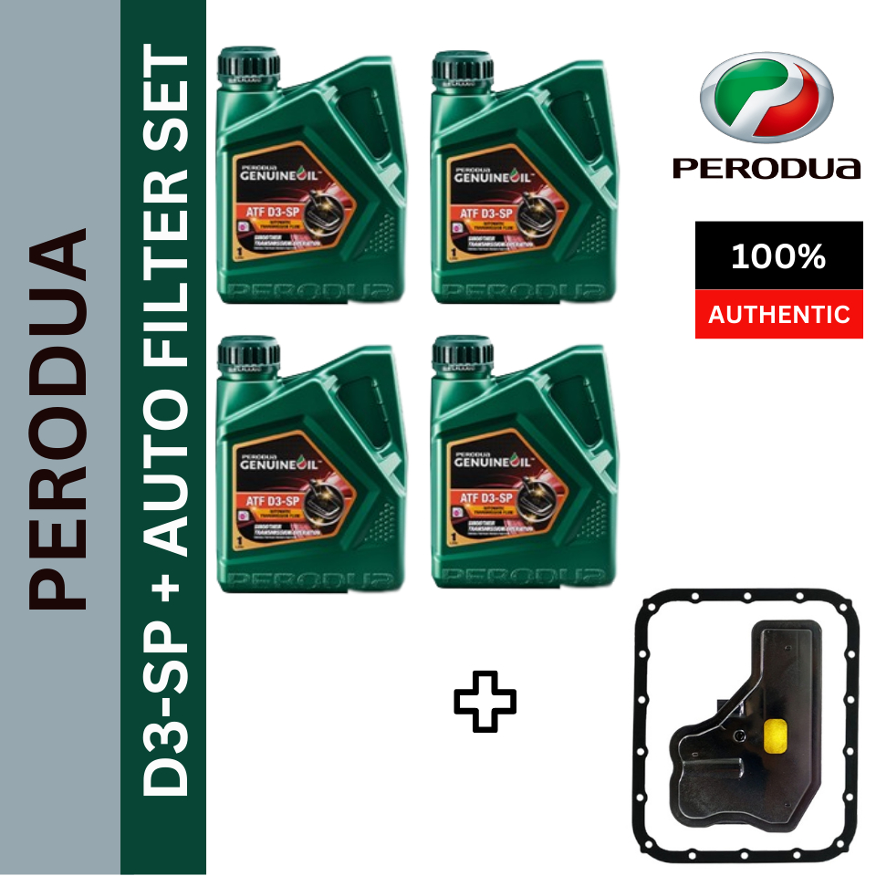 Filter Auto kit set(35303-B1010)+PERODUA ATF D3SP 1L (4PCS) FOR MYVI 1. ...