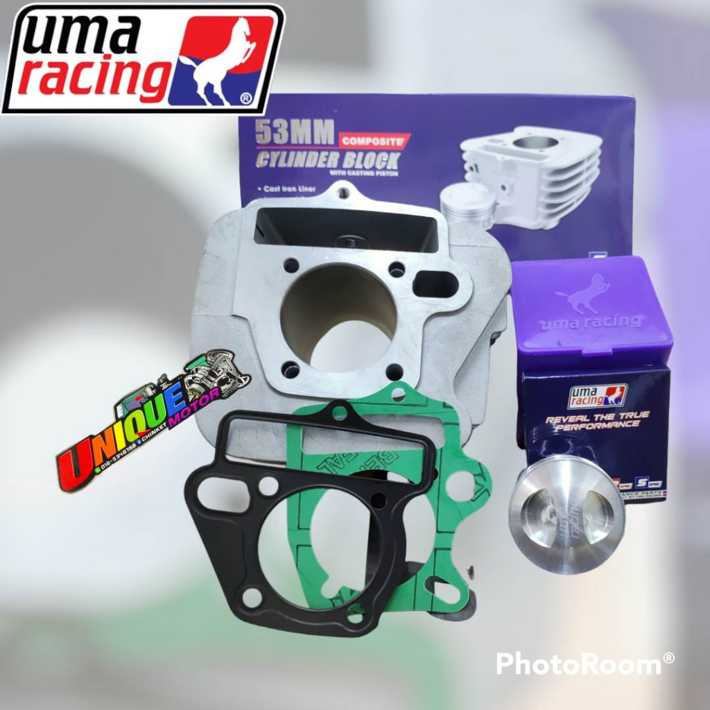 🔥 UMA RACING HONDA EX5 - CYLINDER BLOCK 53MM CASTING PISTON 🔥 | Shopee ...
