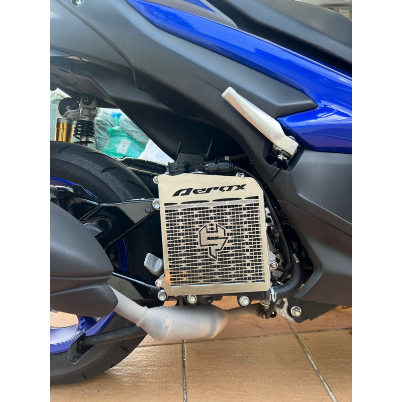RADIATOR COVER STAINLESS STEEL YAMAHA NVX 155 V1 V2 AEROX NVX155 🇹🇭 ...