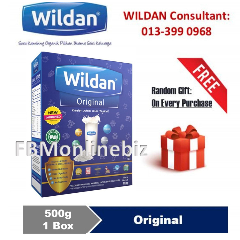 WILDAN Susu Kambing Asli 500g/Coklat 500g/Wildan ADEK 550g | Shopee ...