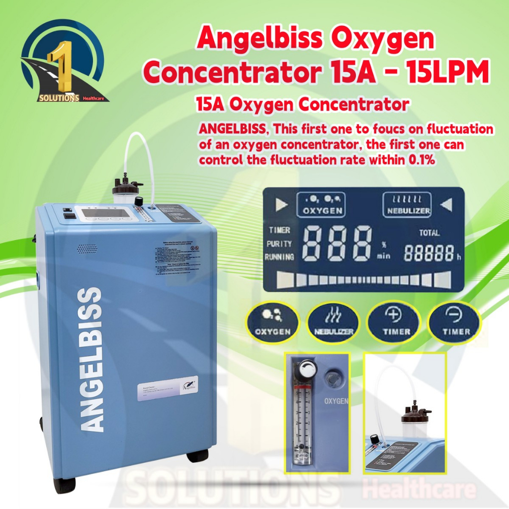 Angelbiss Oxygen Concentrator 15A - 15LPM | Shopee Malaysia