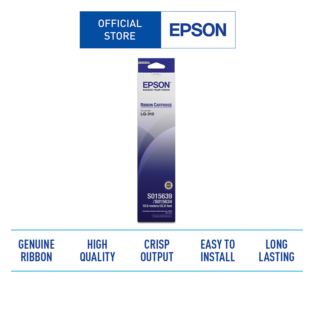 Epson LQ-310 Ribbon Cartridge (S015639) LQ310 | Shopee Malaysia