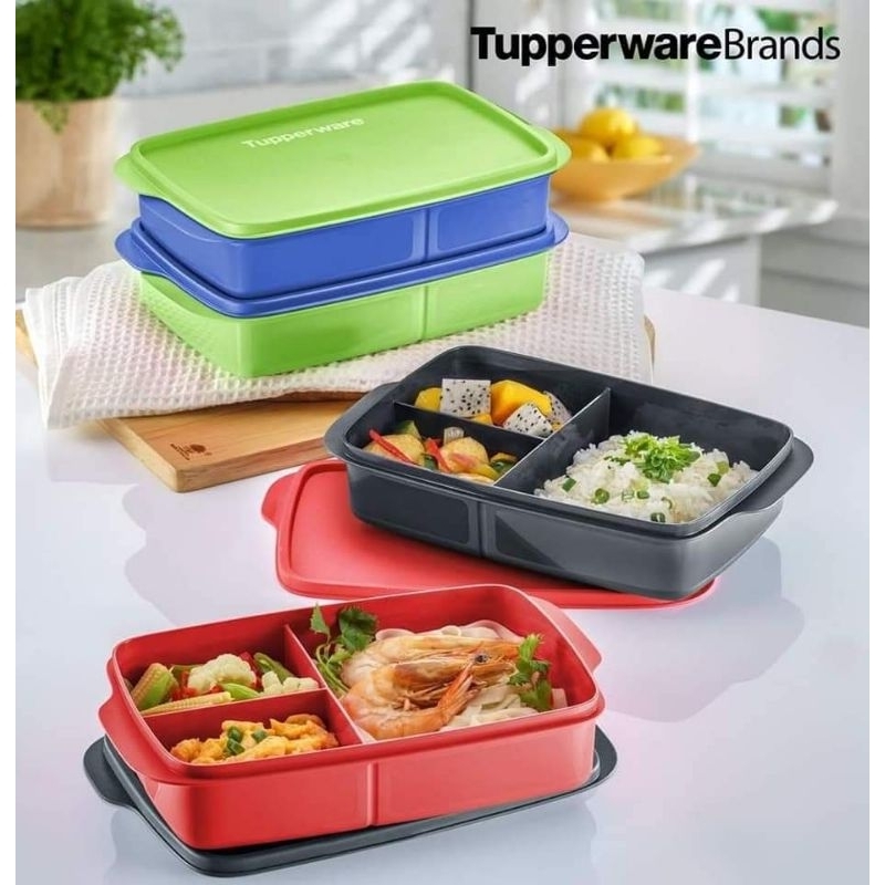 Tupperware Jollytup with Divider 1L (1 pc) / Foodie buddie with Print ...