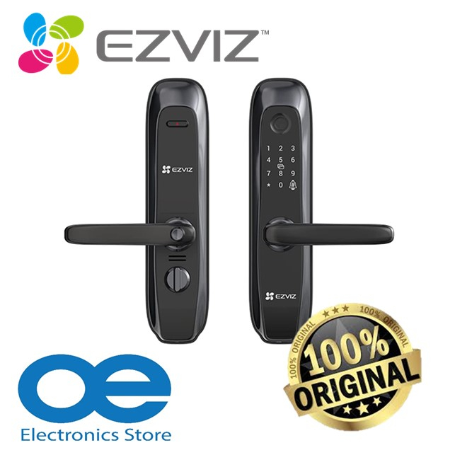 EZVIZ L2S Smart Lock Built-In Electronic Doorbell Supports Temporary ...