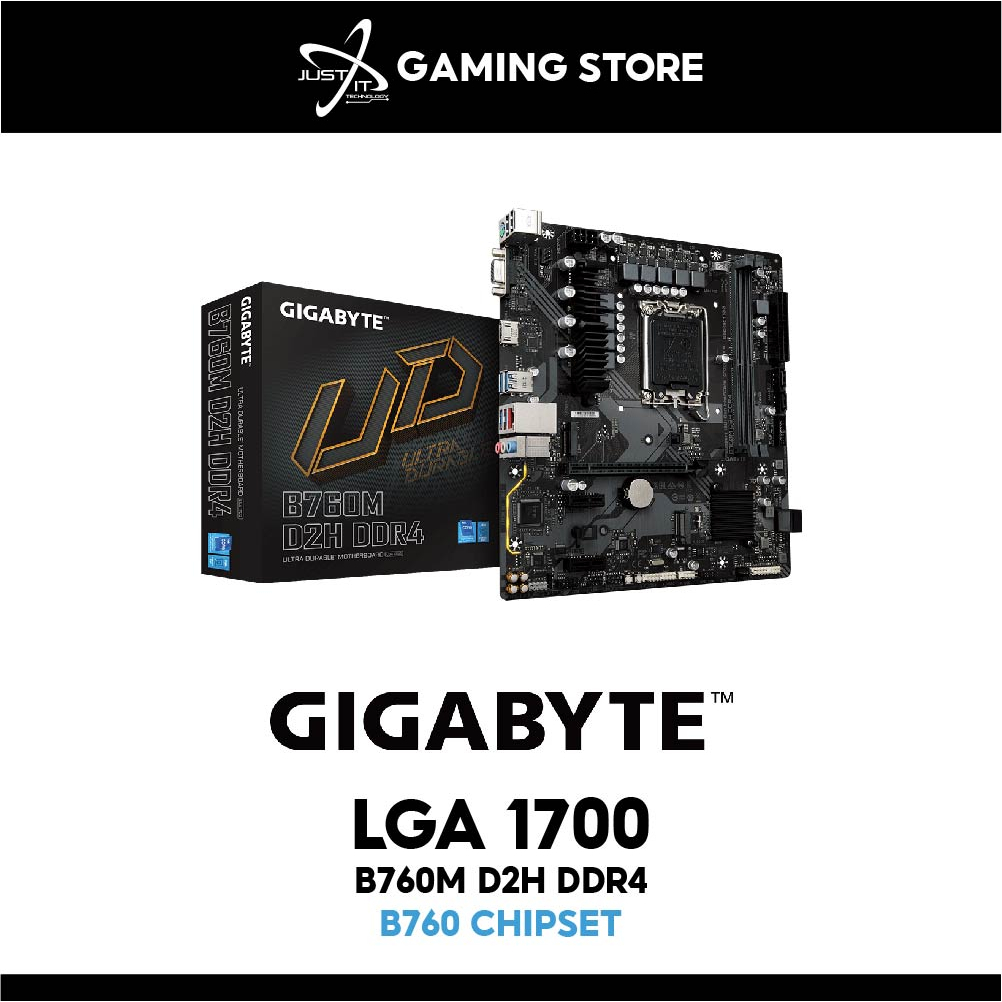 GIGABYTE B760M D2H DDR4 COMBO INTEL 12100F 12100 / 13100F 13100 ...