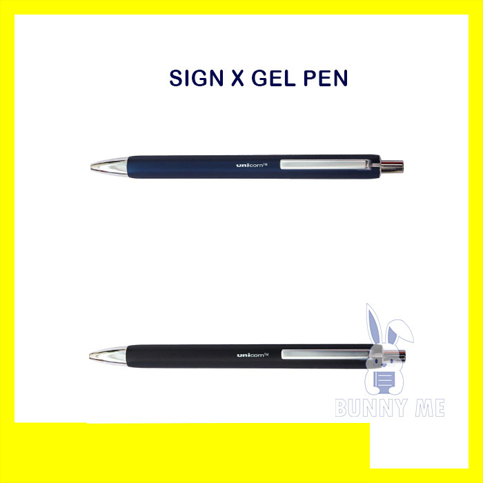 UNICORN SIGN-X GEL PEN 0.7MM ( BLACK INK) UGP-789GX | Shopee Malaysia
