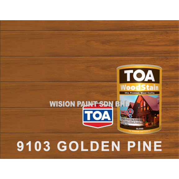 ( GLOSS ) TOA Woodstain Paint ( 1L ) VARNISH Interior & Exterior Wood ...