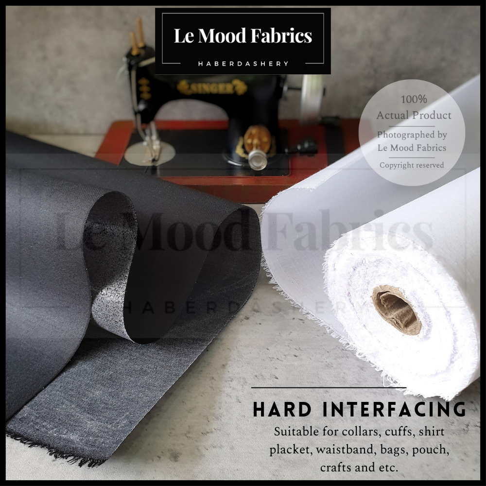 Le Mood Kain Gam Keras 44" Medium Hard Fusible Interfacing Interlining ...
