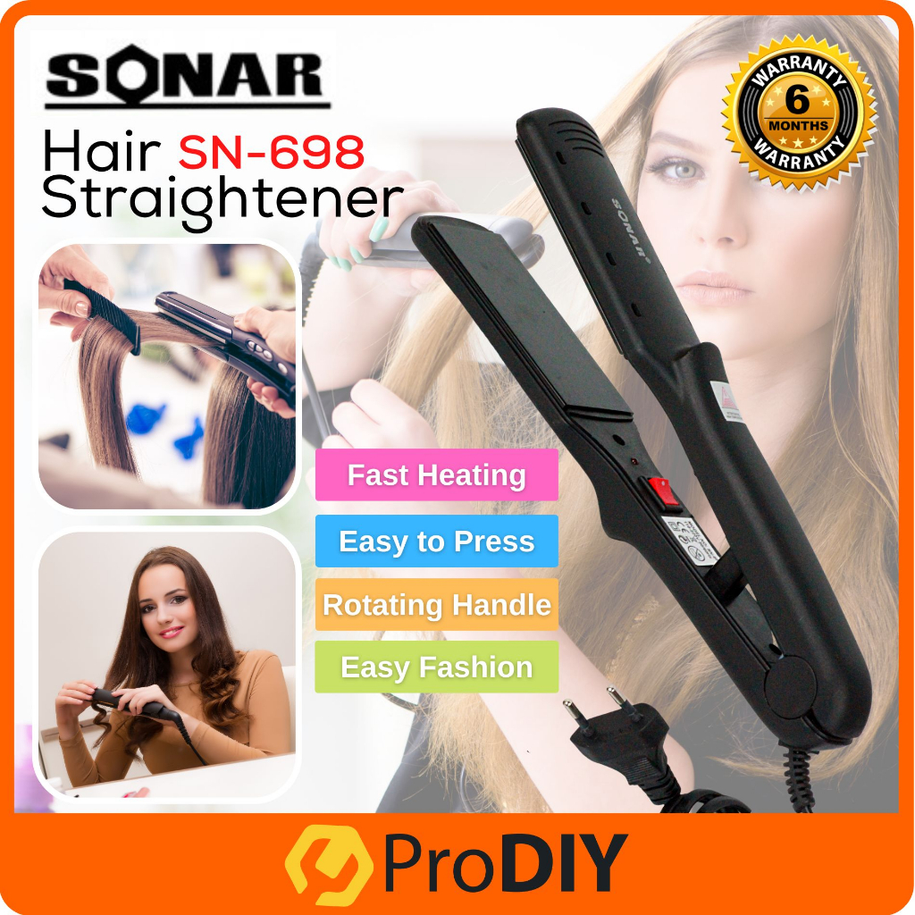 SONAR 45W Hair Straightener Split Straight Hair Flat Iron Hair Beauty ...