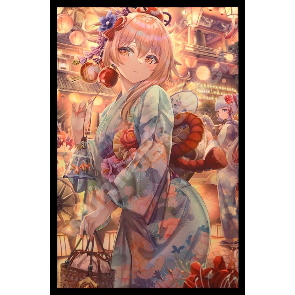 Animation Genshin Impact Yoimiya Poster banner framed | Shopee Malaysia
