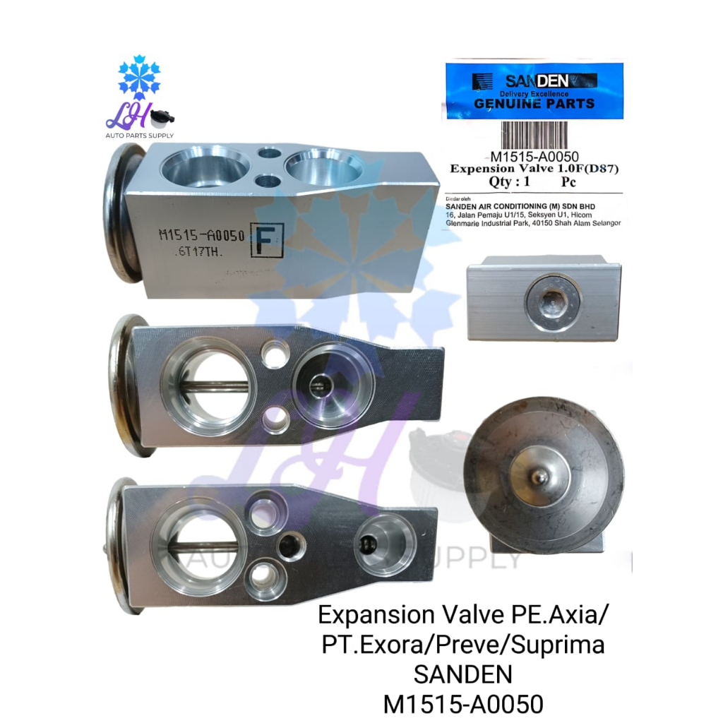 SANDEN (M1515-A0050) Expansion Valve Perodua Axia / Proton Exora ...