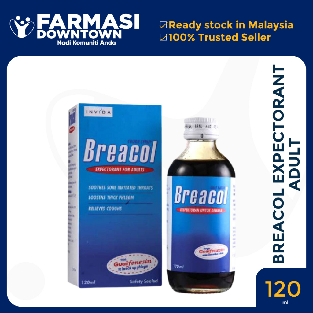 BREACOL EXPECTORANT ADULT 120ML | Shopee Malaysia