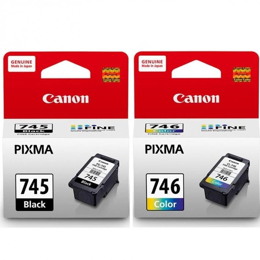 CANON PG 745 (BLACK) & CL 746 (Color) [100%GENUINE FROM CANON] | Shopee ...