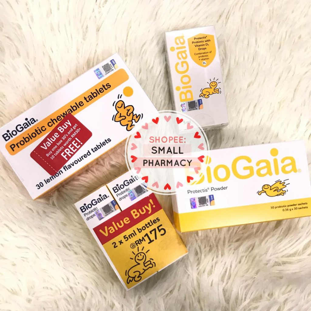 [ NO ICE PACK ] BioGaia Probiotics Drops/ Chewable Tablets / Biogaia ...