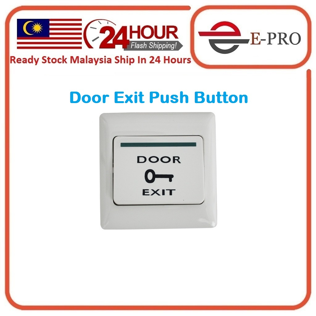 Door Exit Push Button Switch For Door Access Control System | Shopee ...