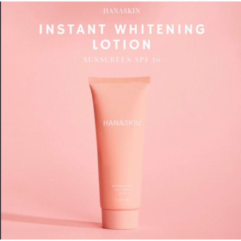 HANASKIN Sunscreen Whitening Lotion Spf 50 PA++++ | Shopee Malaysia