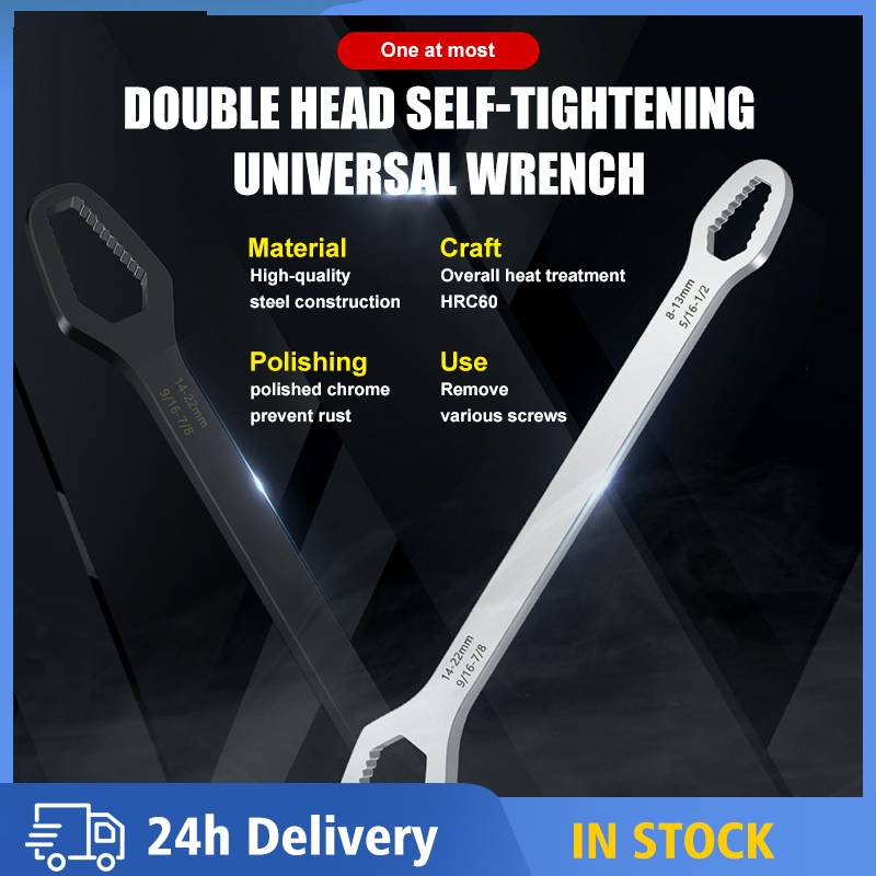 🔧Double End Wrench Universal Spanner 8-22mm Multi Functional Self ...
